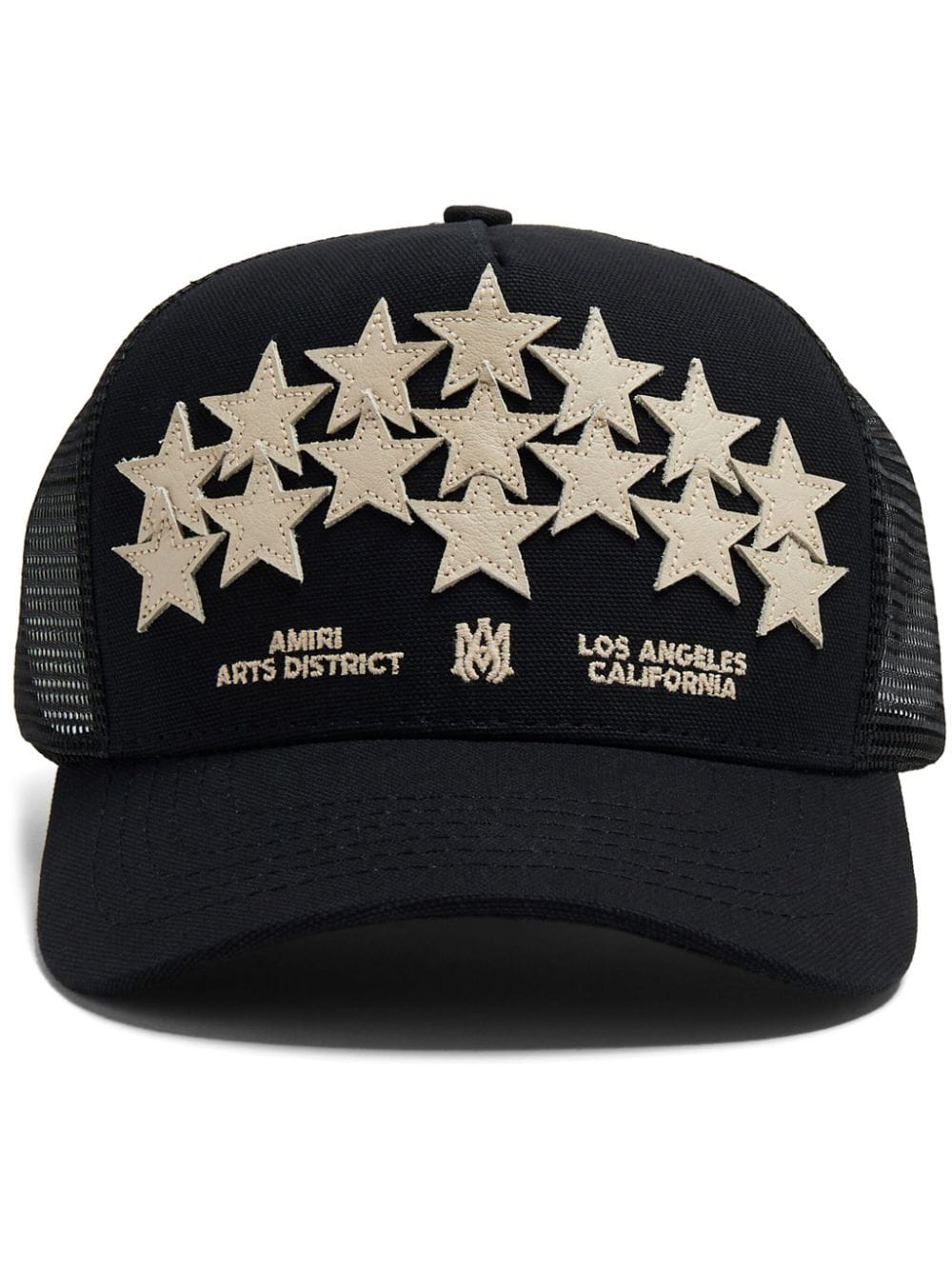 帽子 AMIRI STAR CAP Amiri Star-Appliqué Baseball Cap - Black | Editorialist