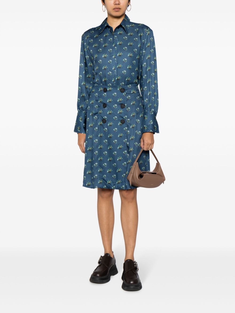 MAISON KITSUNÉ Maison Kitsuné Floral Print Shirt