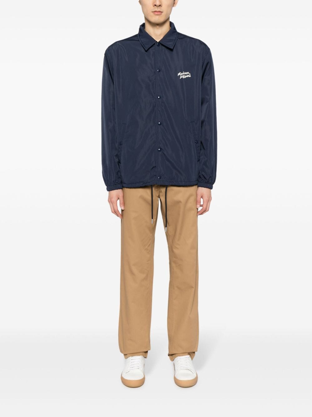 MAISON KITSUNÉ Maison Kitsuné Mid-Rise Straight-Leg Trousers