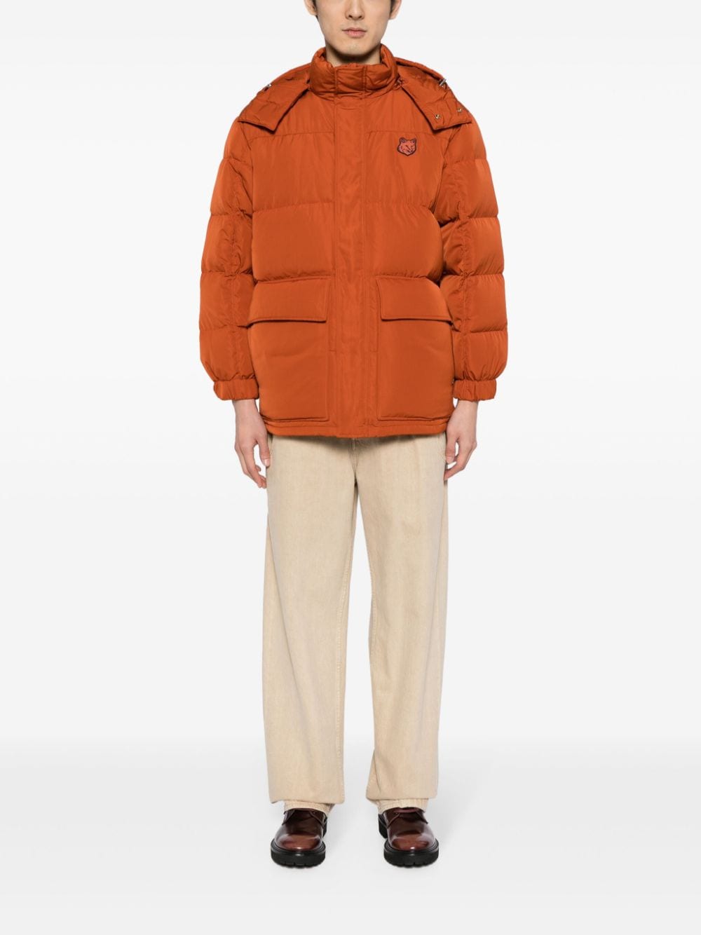 MAISON KITSUNÉ Maison Kitsuné Fox-Motif Padded Coat