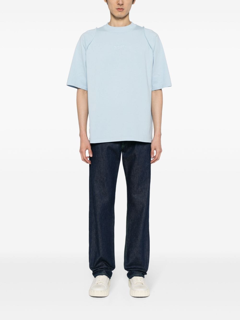 JACQUEMUS le camargue logo-embroidered t-shirt
