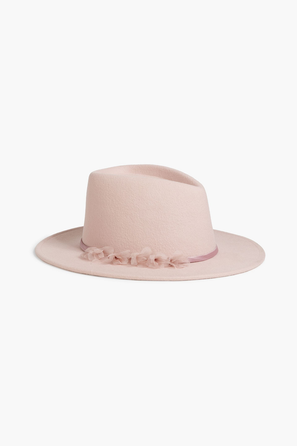 Eugenia Kim Blaine Wool-Felt Fedora In Blush - 70% Off  display picture 3