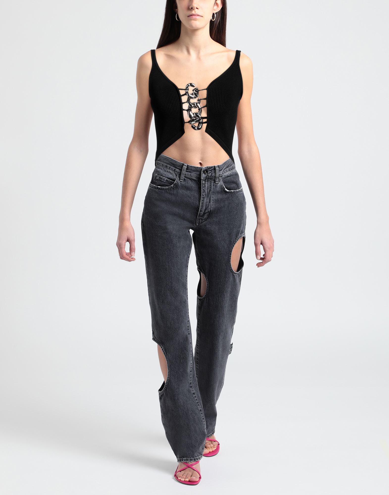 GCDS GCDS Viscose Blend Crop Top
