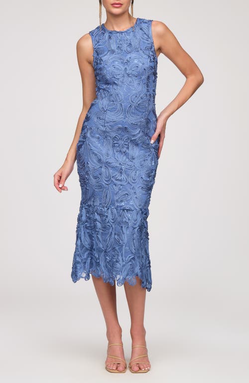 JS COLLECTIONS JS Collections Meli Soutache Midi Dress