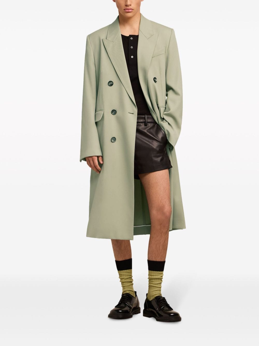AMI AMI Paris Double-Breasted Virgin Wool Blazer