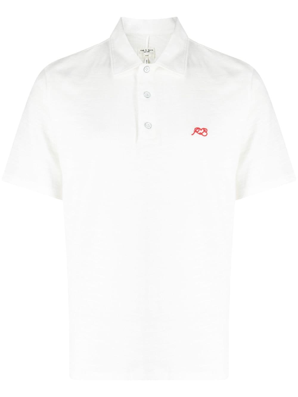 RAG & BONE logo-embroidered polo shirt