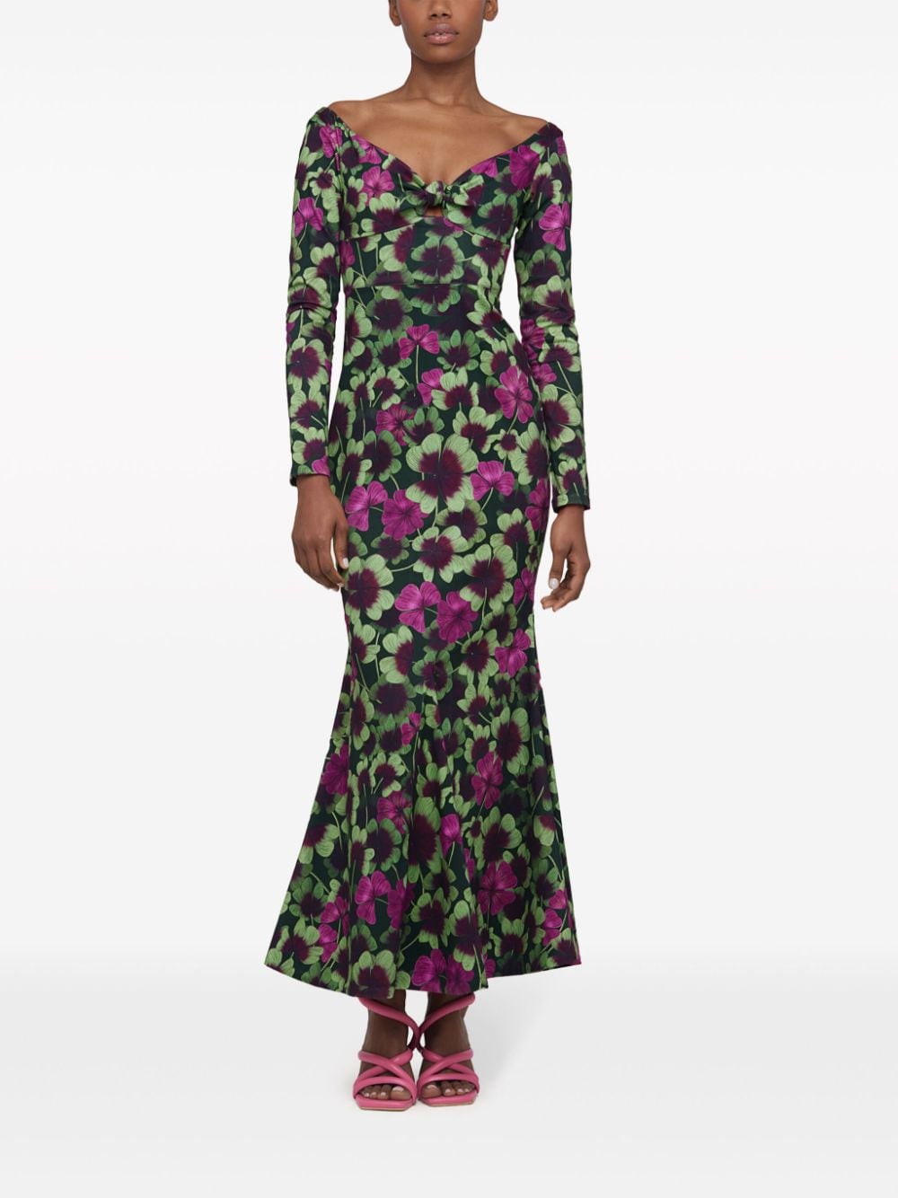 AGUA BENDITA Agua By Agua Bendita Nube Fortuna Maxi Dress