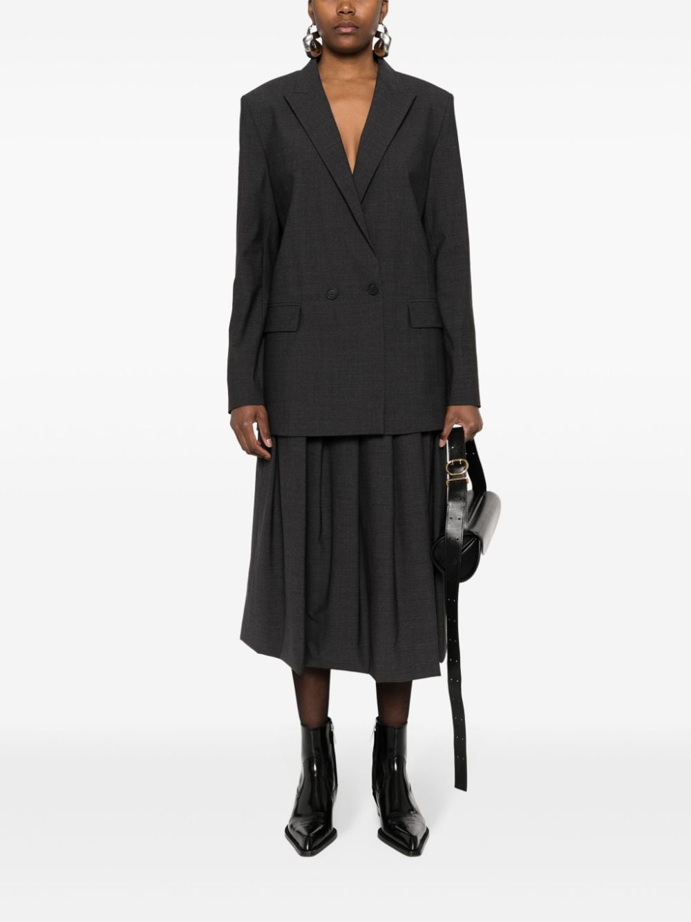 FABIANA FILIPPI Fabiana Filippi Pleated Midi Skirt