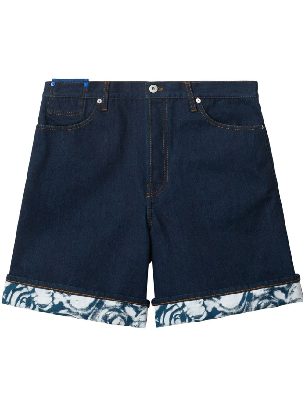 BURBERRY Heavyweight Denim Turn-Up Shorts