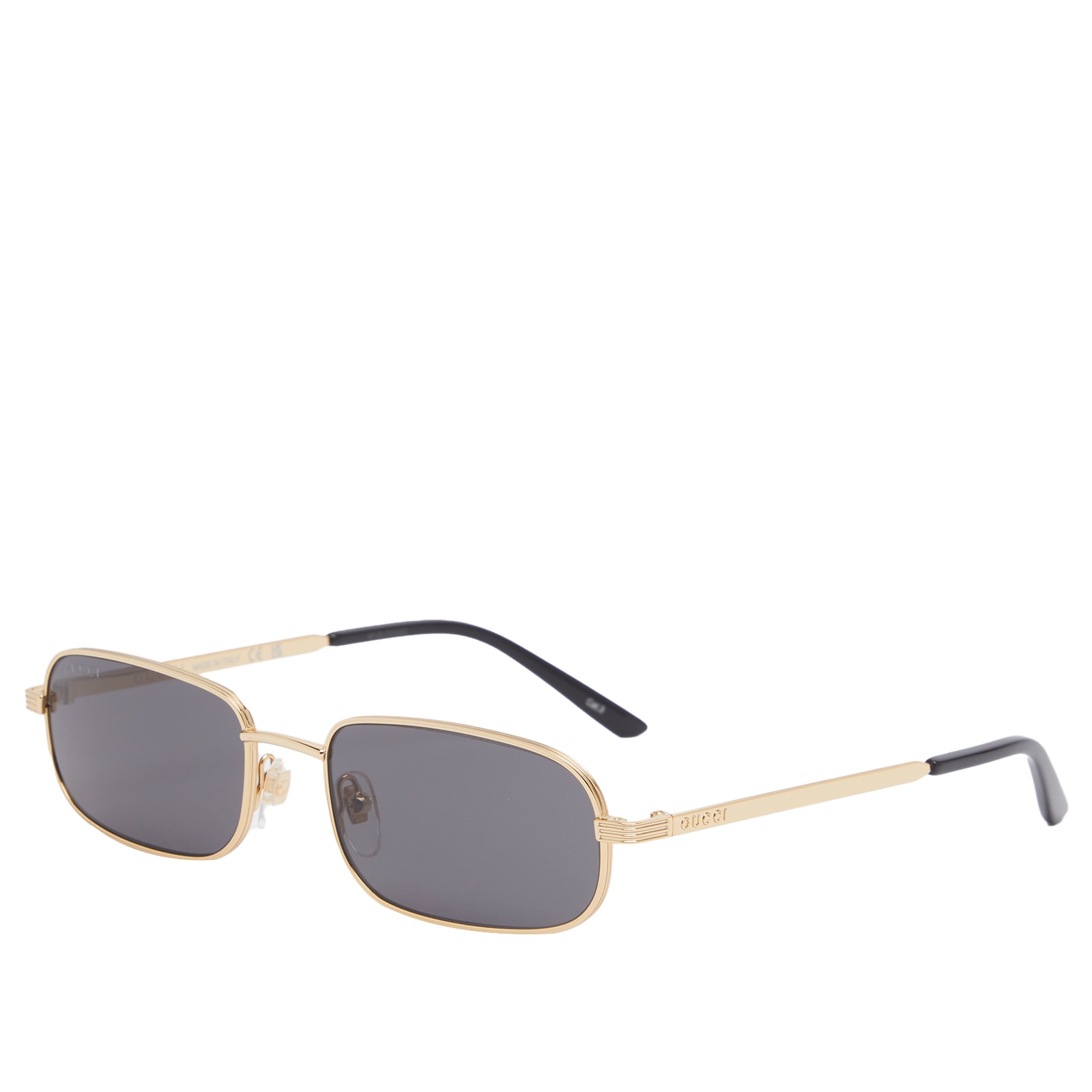 Gucci Gg1457s Sunglasses - Gold/Grey | Editorialist