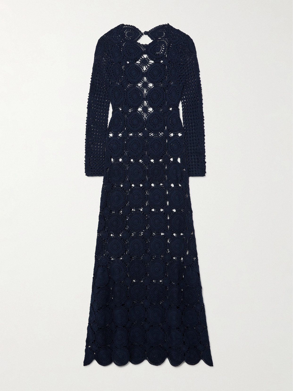 chinese dress ladies Rent Runaway The Label Rosalie Steel Crochet Maxi Dress main image 0