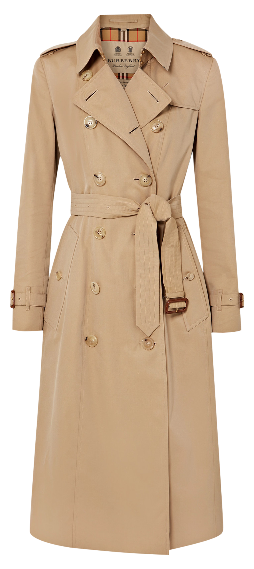 BURBERRY Burberry Chelsea Long Organic Cotton-Gabardine Trench Coat