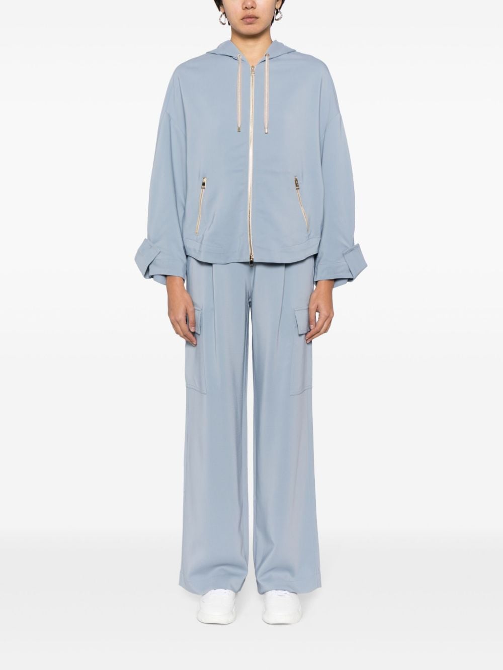 LORENA ANTONIAZZI Cargo Wide-Leg Trousers