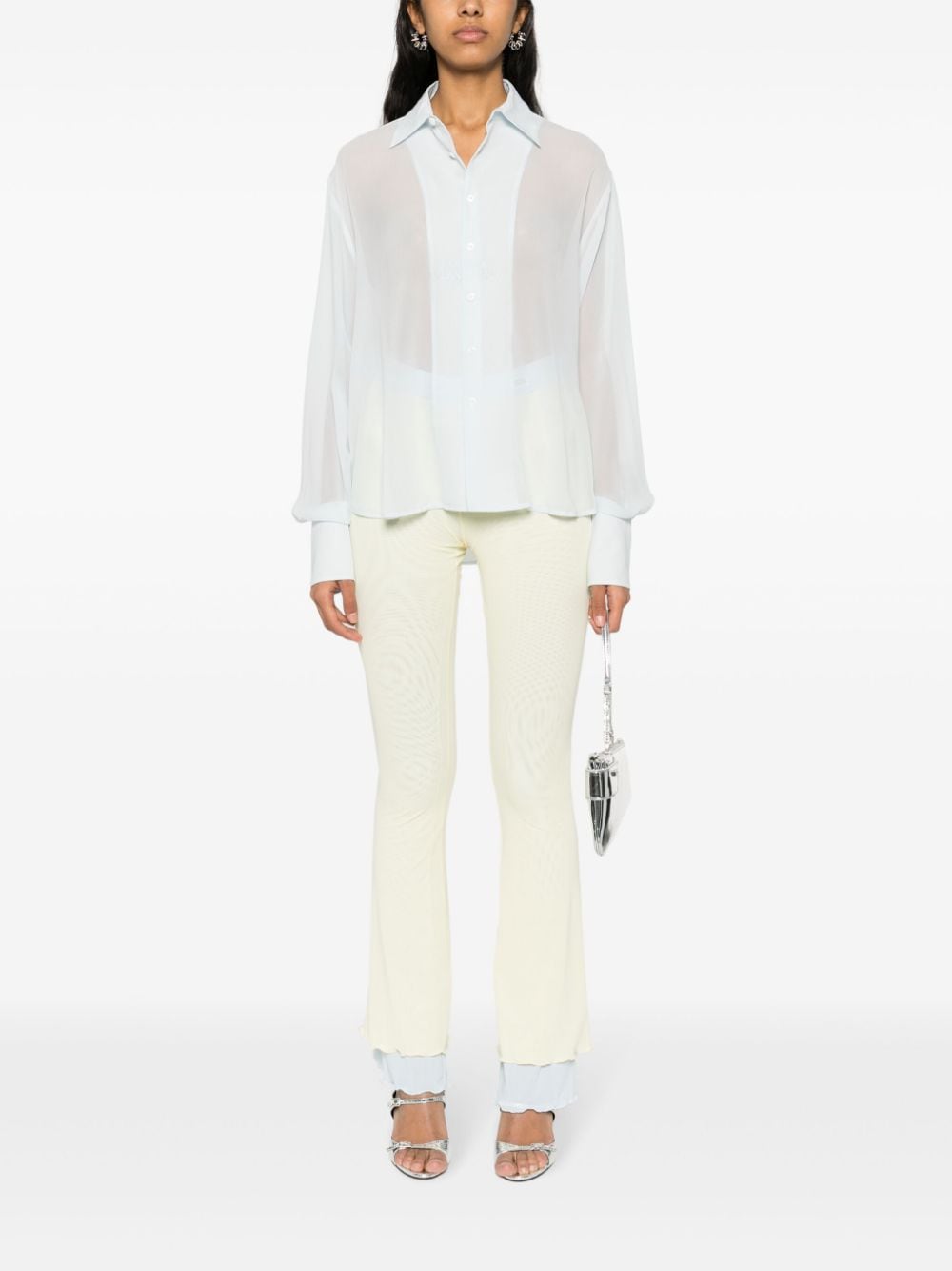 GCDS GCDS Layered Flared Trousers