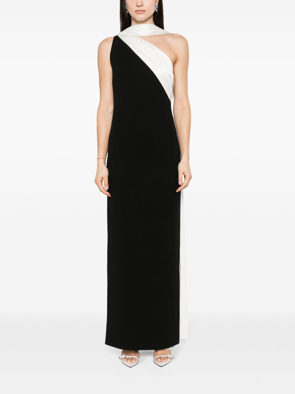ROLAND MOURET Roland Mouret One-Shoulder Maxi Dress