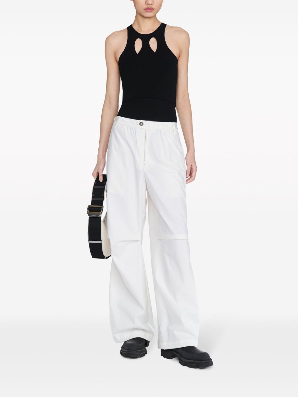DION LEE Dion Lee Mobius Loop Cut-Out Tank Top