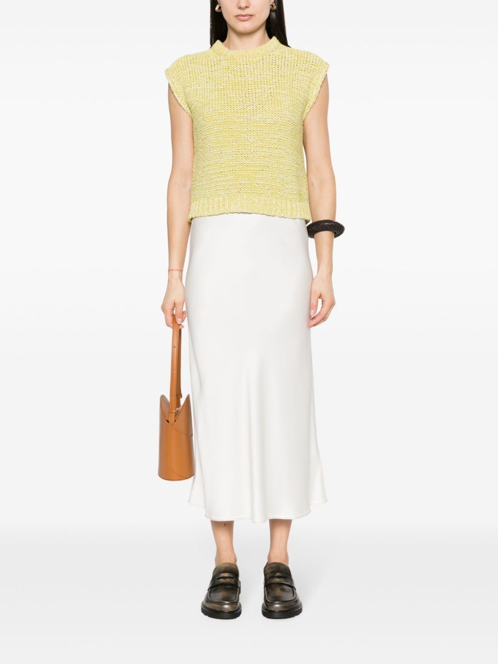 FABIANA FILIPPI Fabiana Filippi Crochet-Knit Mélange-Effect Vest
