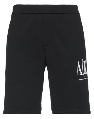 ARMANI EXCHANGE ARMANI EXCHANGE Cotton French Terry Shorts with Logo Print