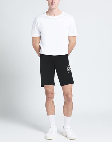 ARMANI EXCHANGE ARMANI EXCHANGE Cotton French Terry Shorts with Logo Print