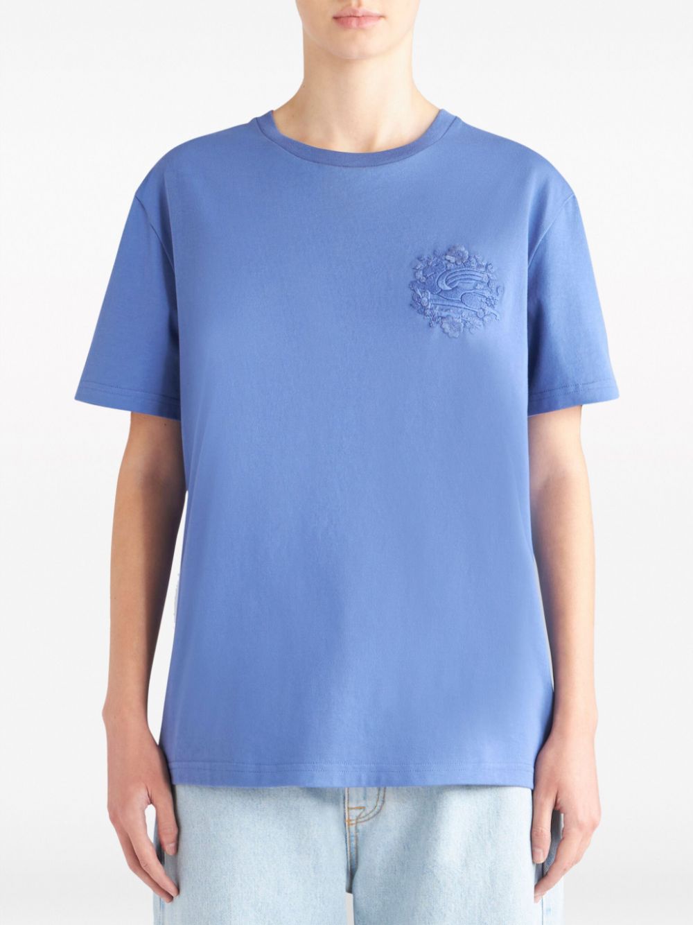 ETRO ETRO Pegaso-Embroidered Cotton T-Shirt