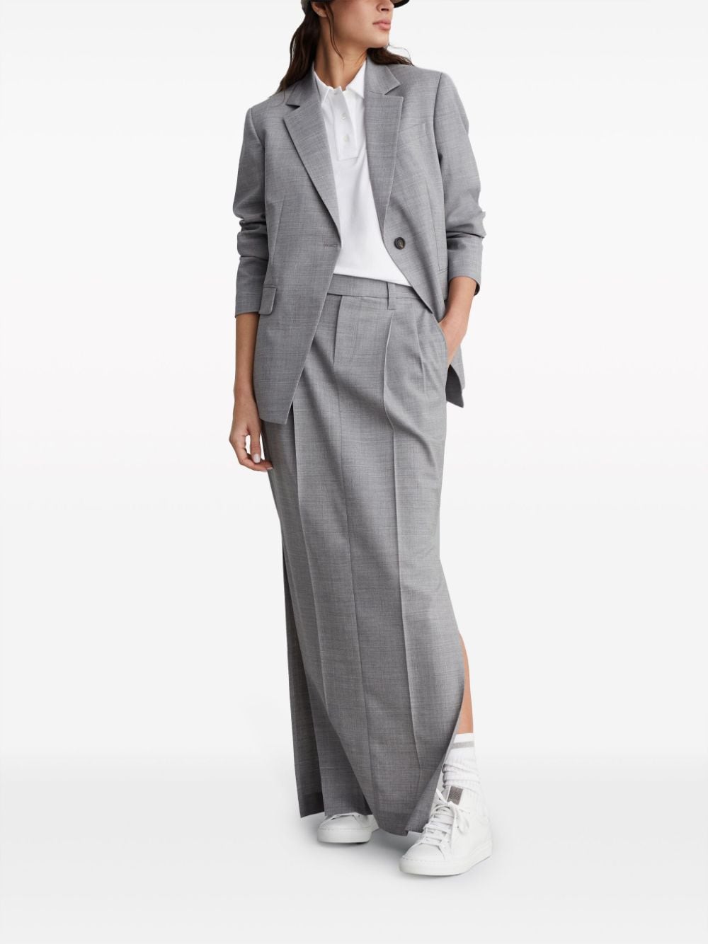 BRUNELLO CUCINELLI Brunello Cucinelli Virgin Wool Maxi Skirt