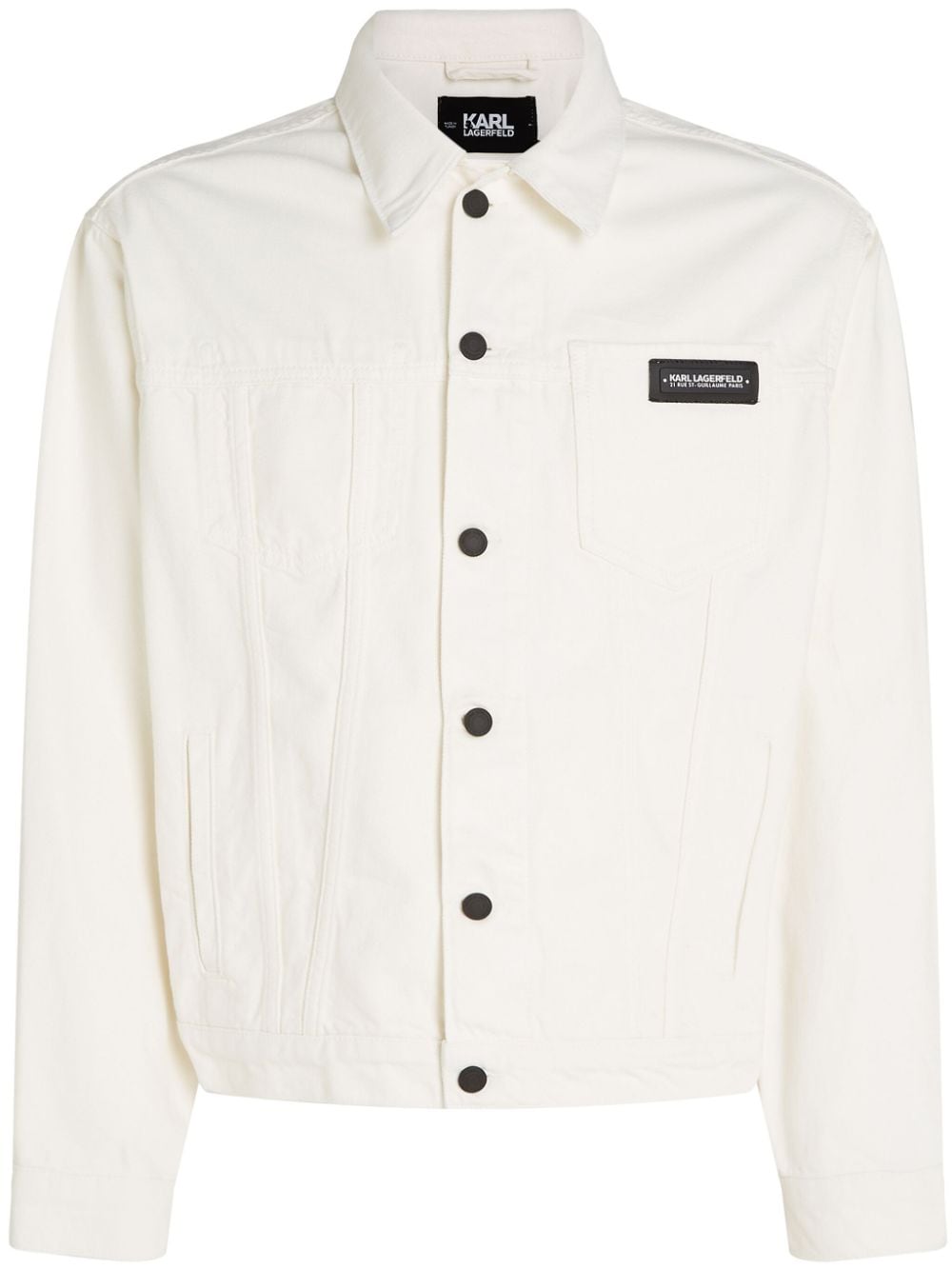 KARL LAGERFELD Logo-Print Cotton Jacket