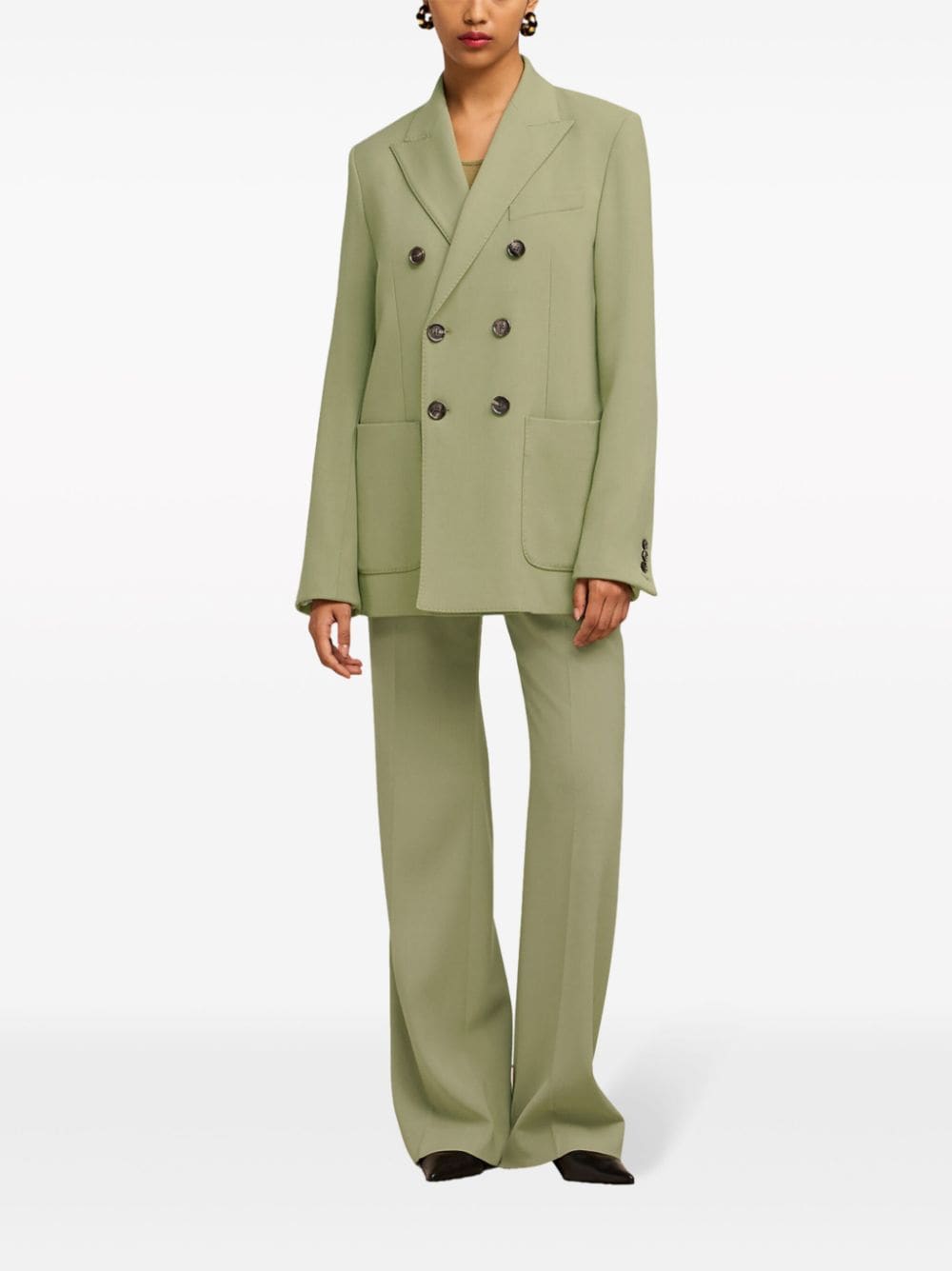AMI AMI Paris Peak-Lapels Double-Breasted Blazer