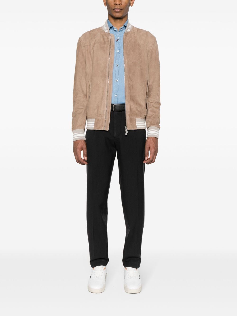 DELL'OGLIO Dell'oglio Irno Tapered Wool Trousers