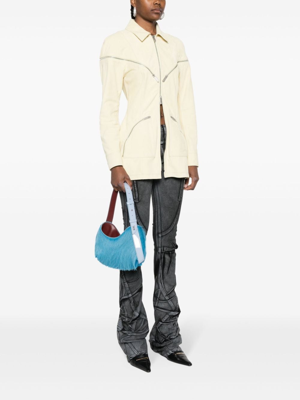 GCDS GCDS Comma Cavallino Shoulder Bag