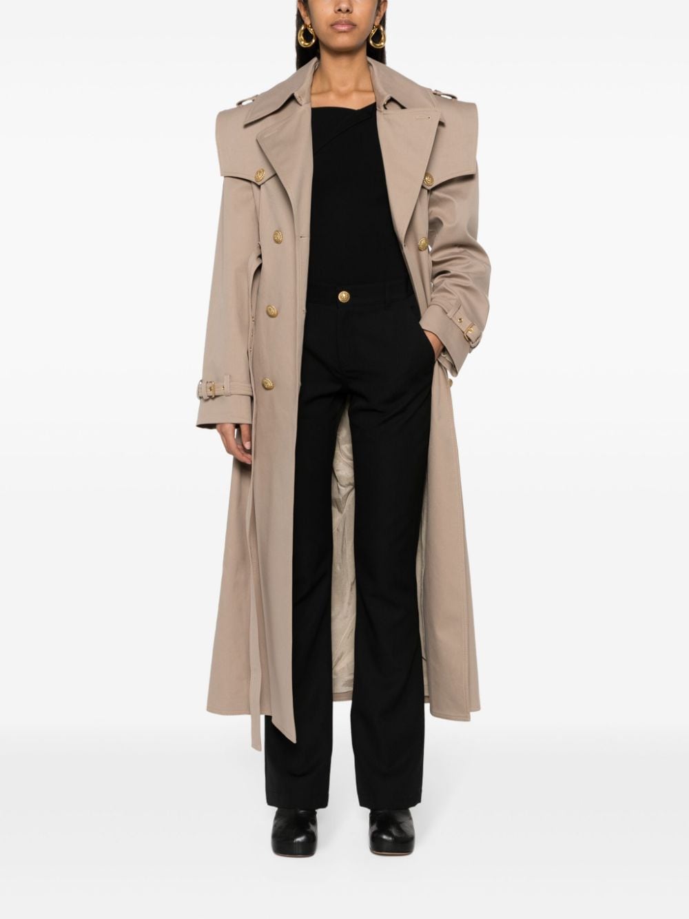 BALMAIN Balmain Twill Flared Trousers
