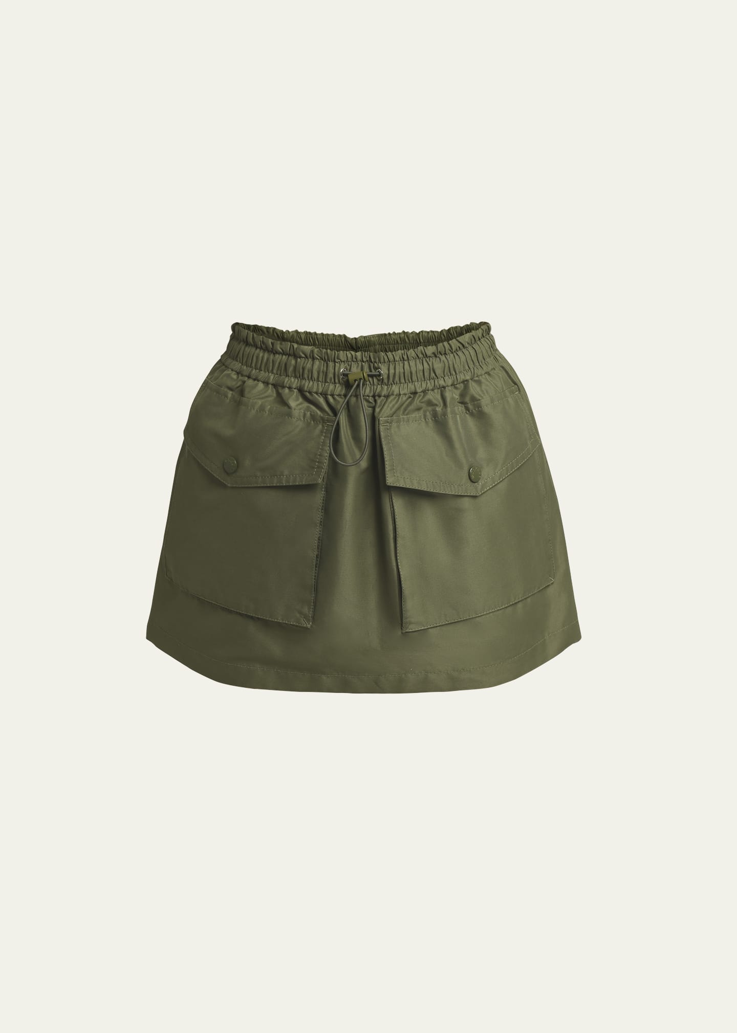 Moncler Cargo Mini Skirt - Green | Editorialist