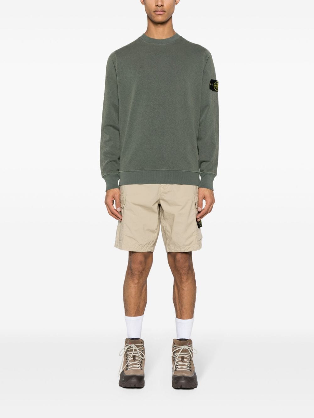 STONE ISLAND Stone Island Compass-Badge Cargo Shorts