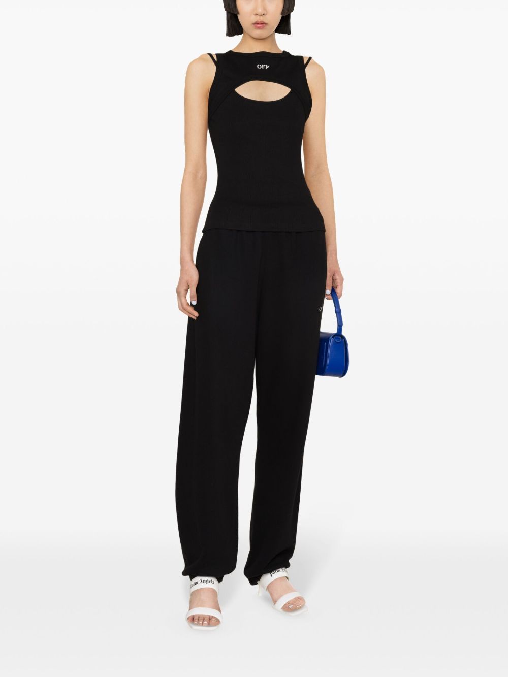 OFF-WHITE Off-White Logo-Embroidered Tank Top