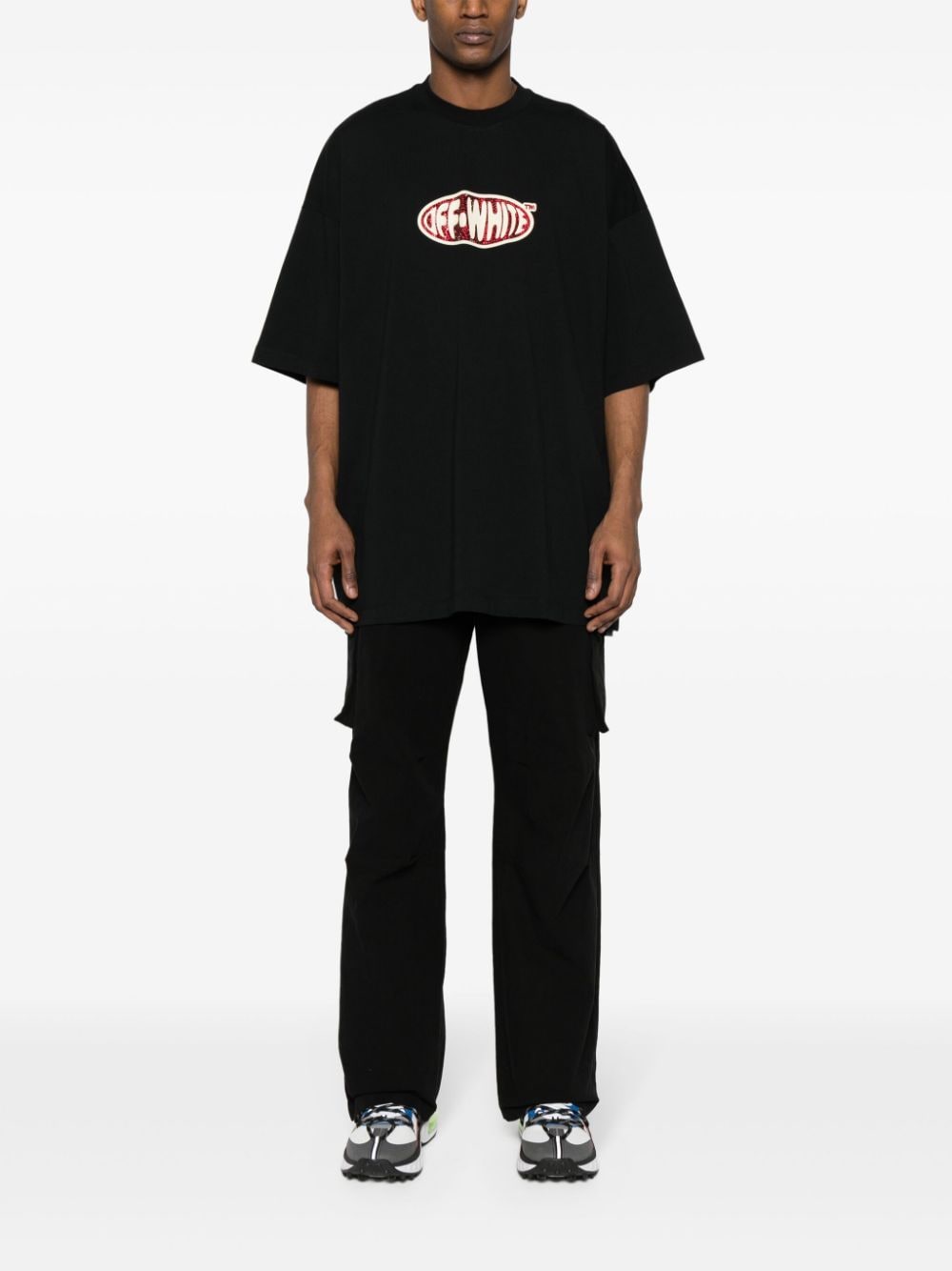 OFF-WHITE logo-print cotton t-shirt