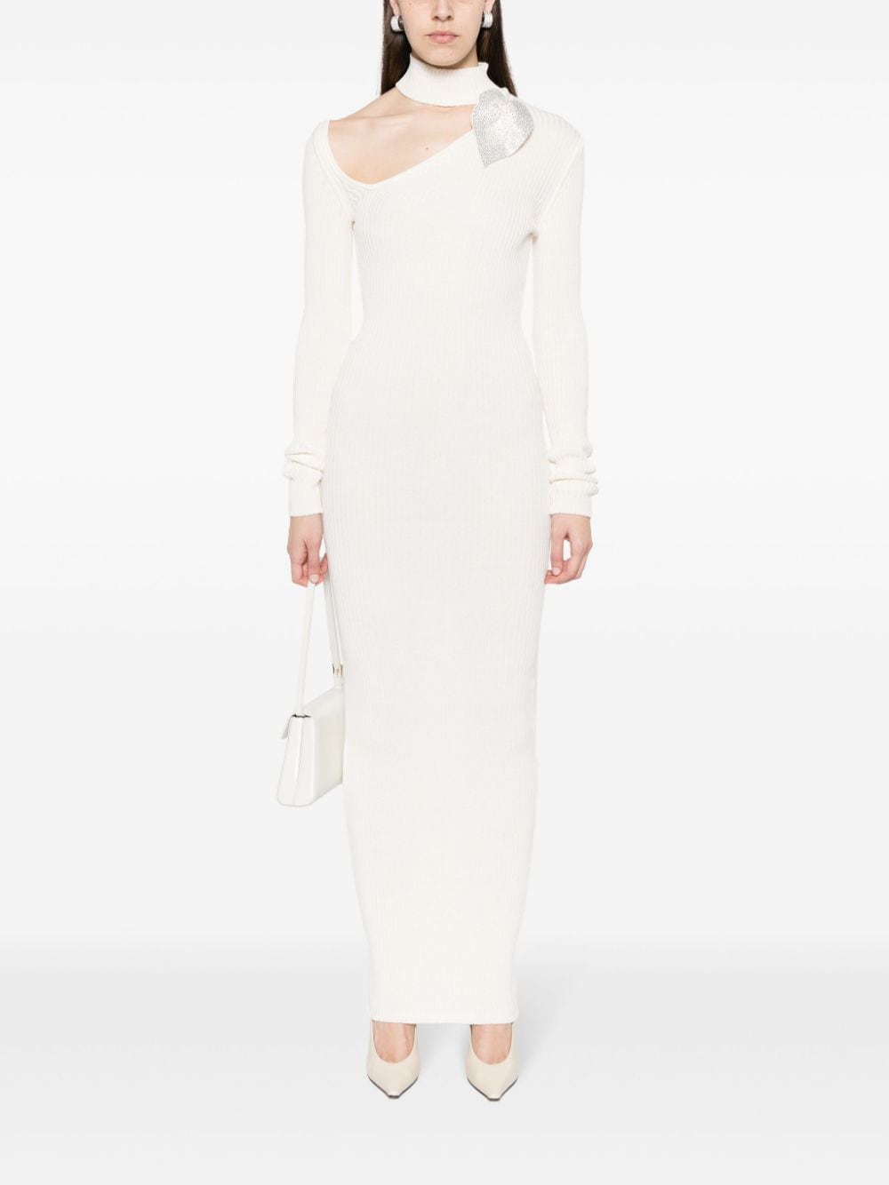 GIUSEPPE DI MORABITO Giuseppe Di Morabito Crystal-Embellished Knitted Dress