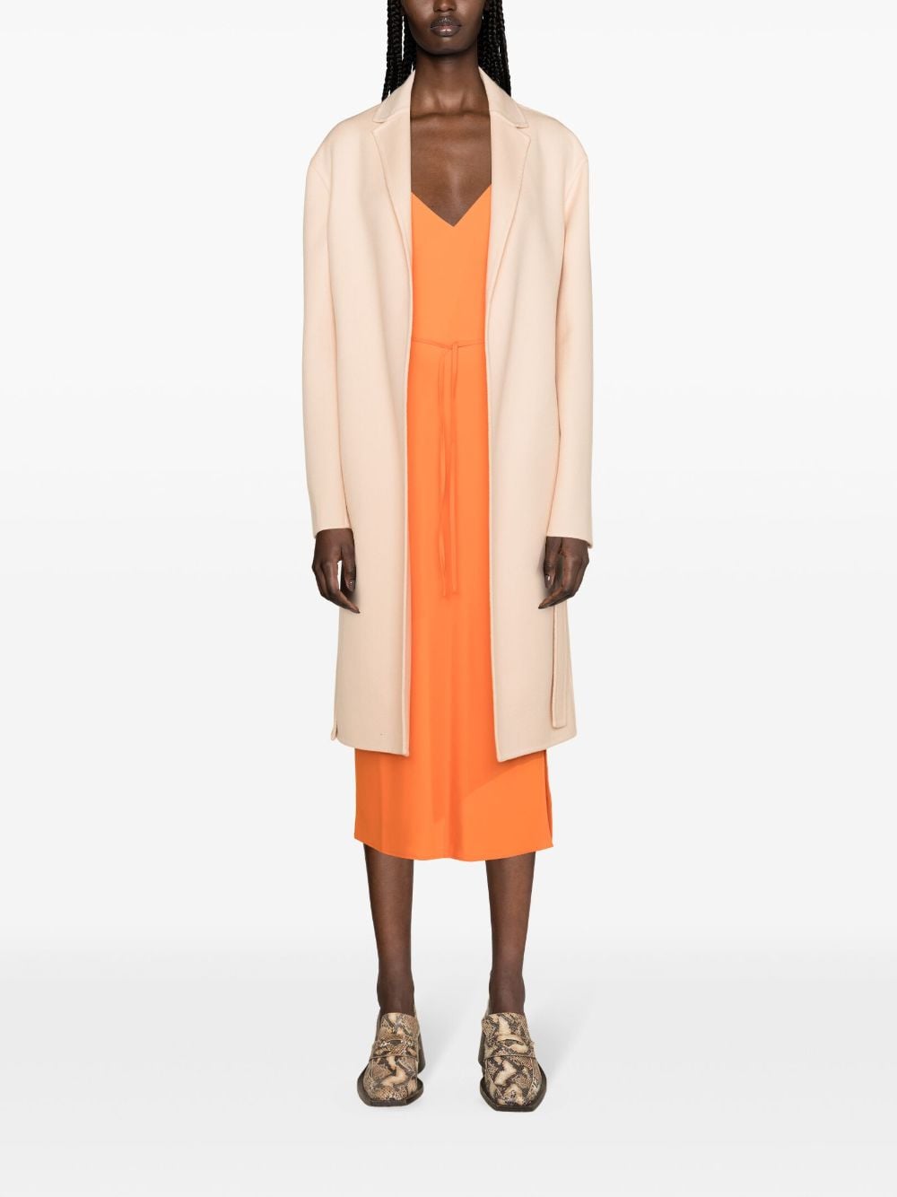 FABIANA FILIPPI Fabiana Filippi Belted Virgin Wool Pea Coat