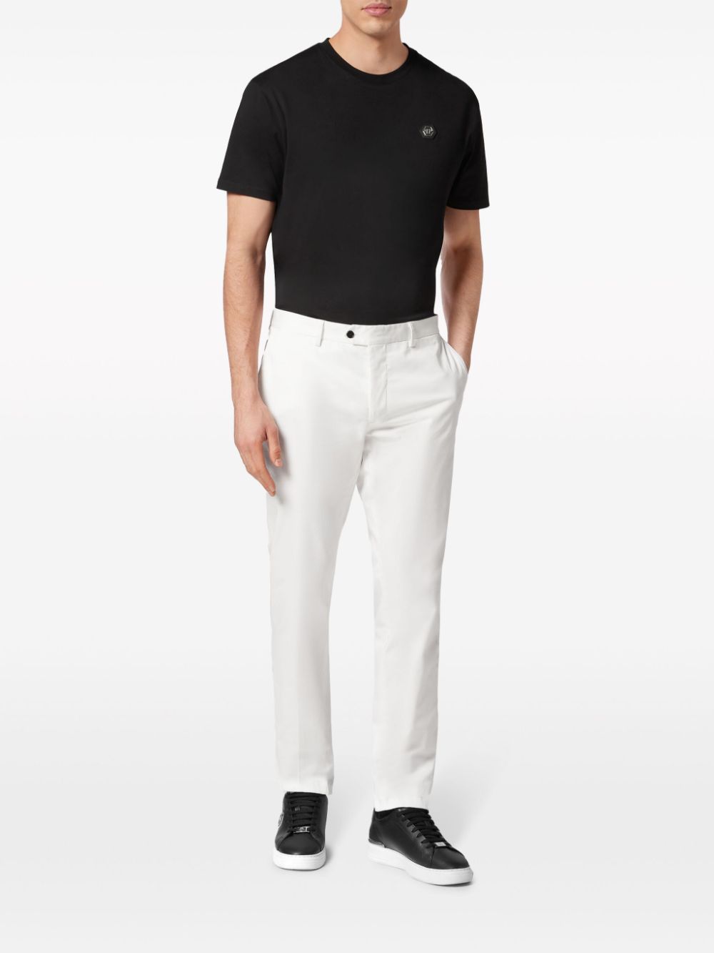 PHILIPP PLEIN Slim-Cut Gabardine Chinos