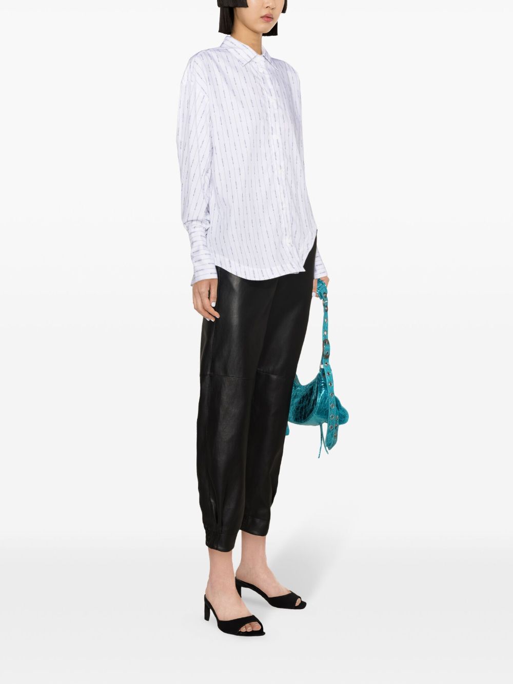 ATTICO The Attico Eliza Logo-Print Shirt