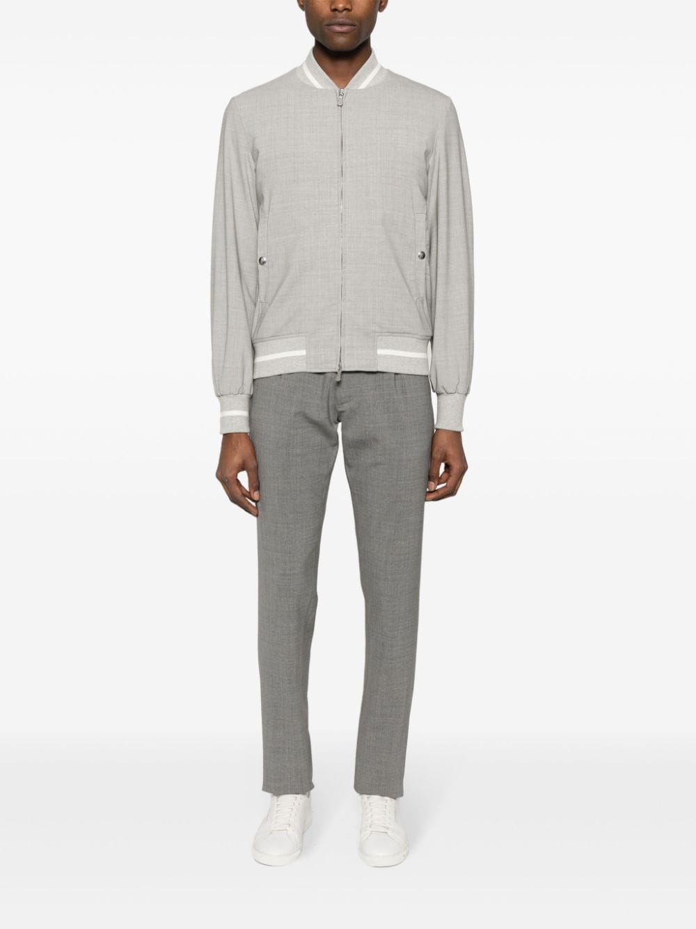 ELEVENTY Eleventy Pressed-Crease Trousers