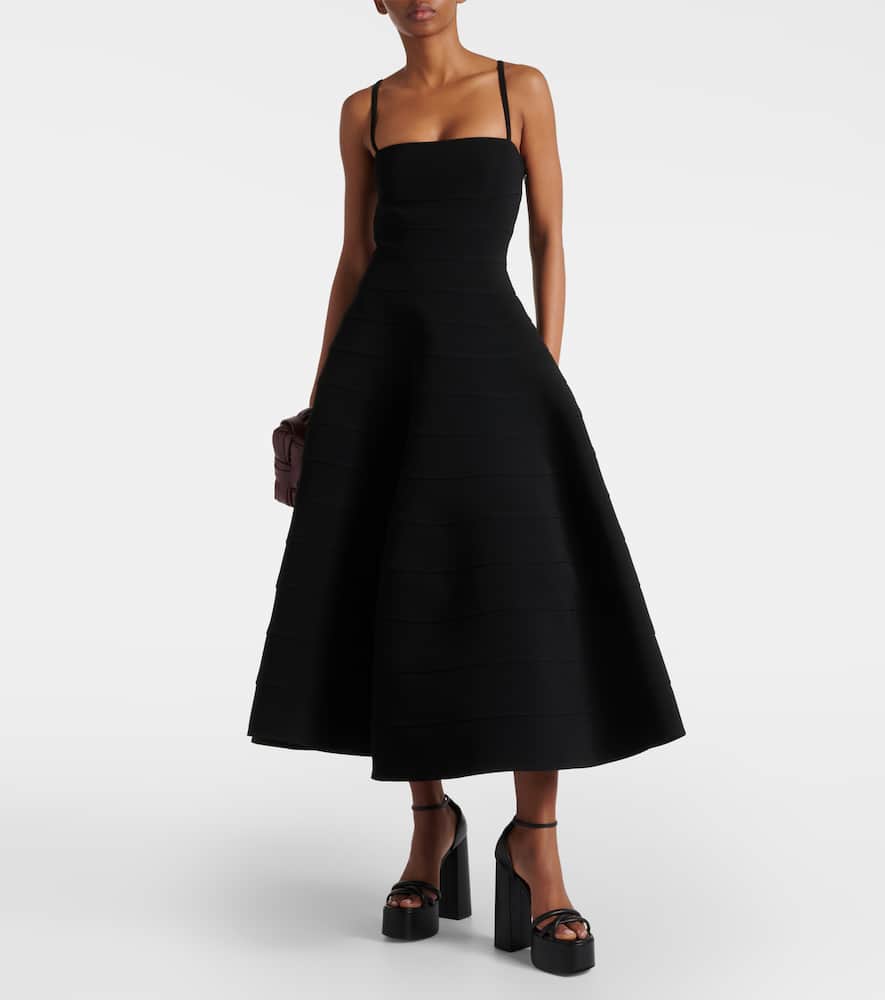 ALTUZARRA Connie Knitted Midi Dress