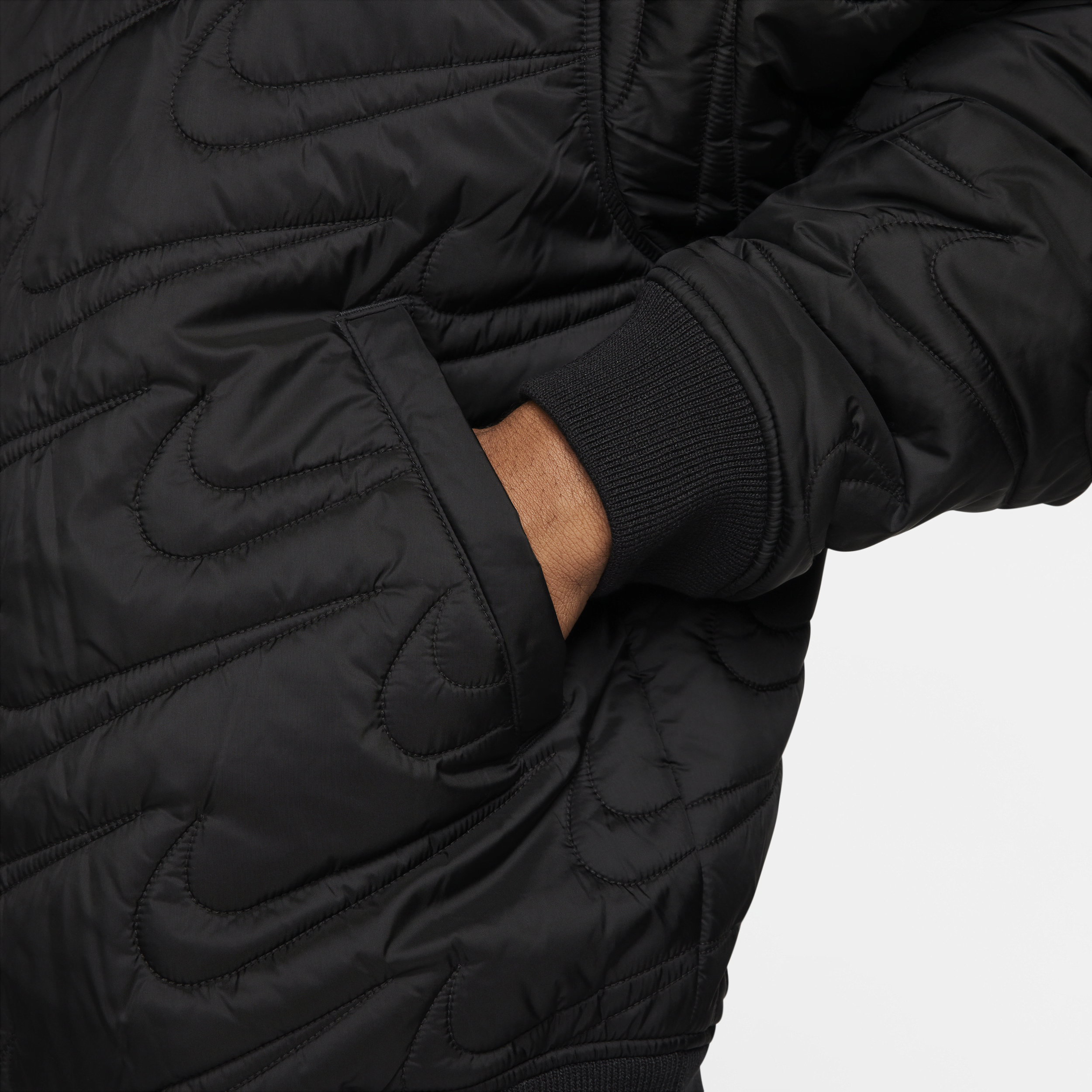 nike sportswear swoosh quilted jacket