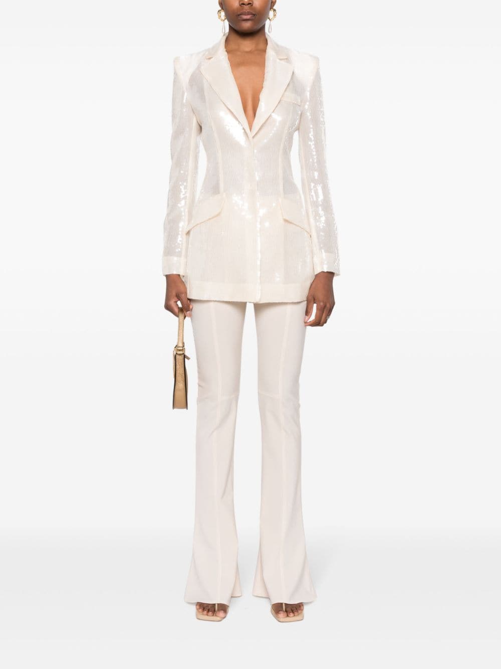 ALBERTA FERRETTI Alberta Ferretti Sequin Blazer