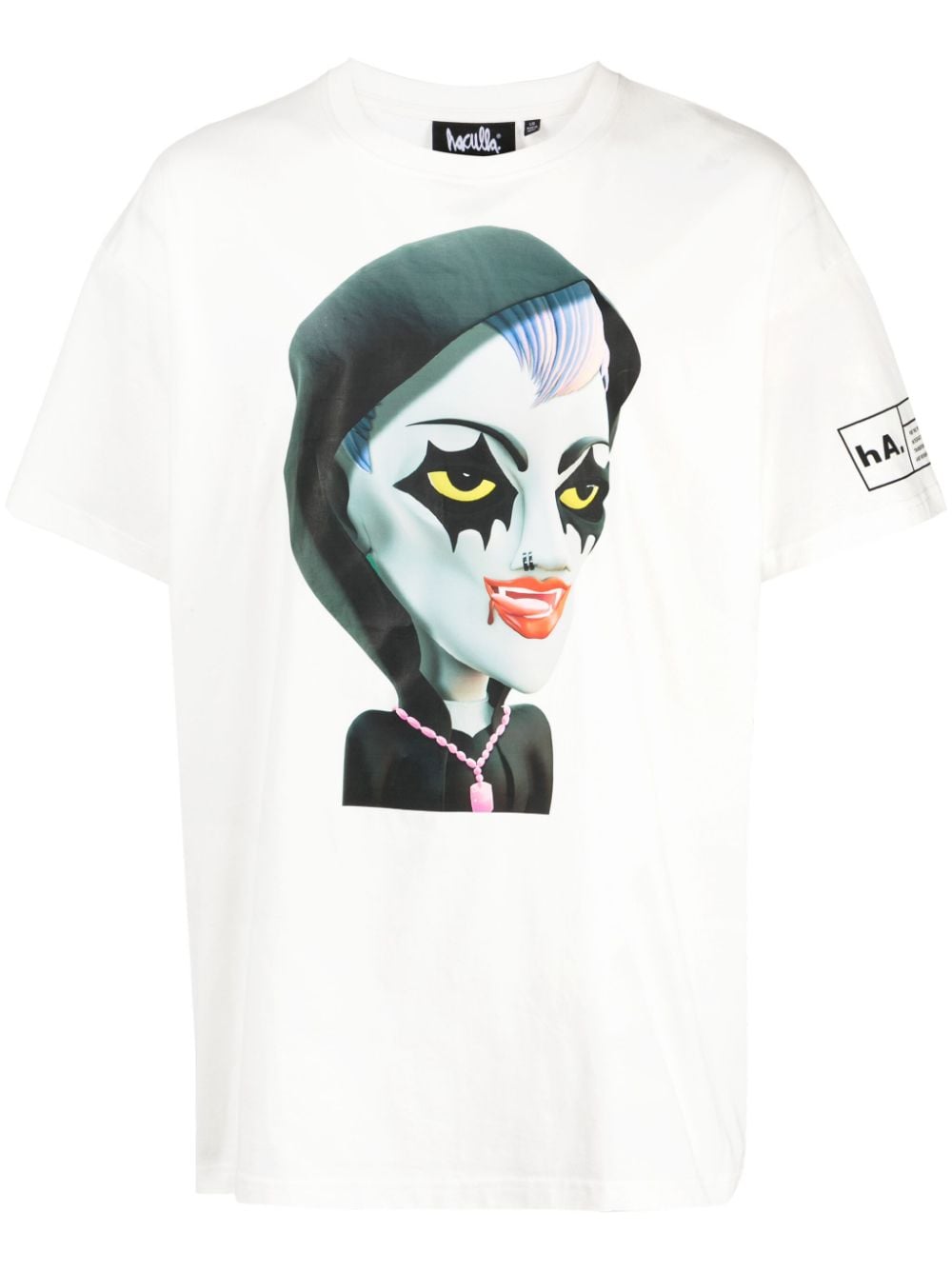 HACULLA. dracula's wife graphic-print t-shirt