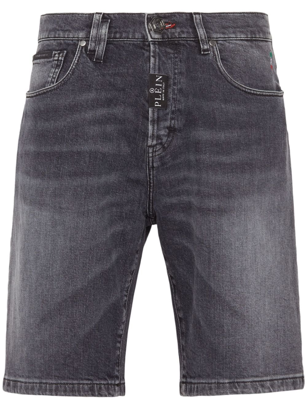PHILIPP PLEIN Philipp Plein Formentera Low-Rise Denim Shorts