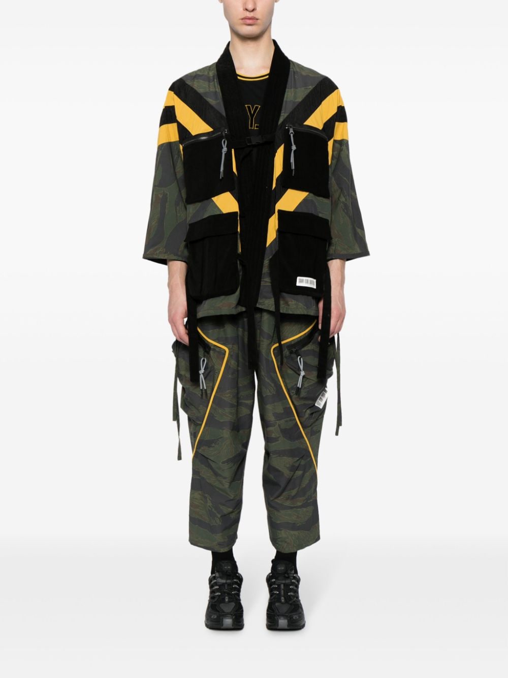 MOSTLY HEARD RARELY SEEN Mostly Heard Rarely Seen Graphic-Print Cropped Trousers