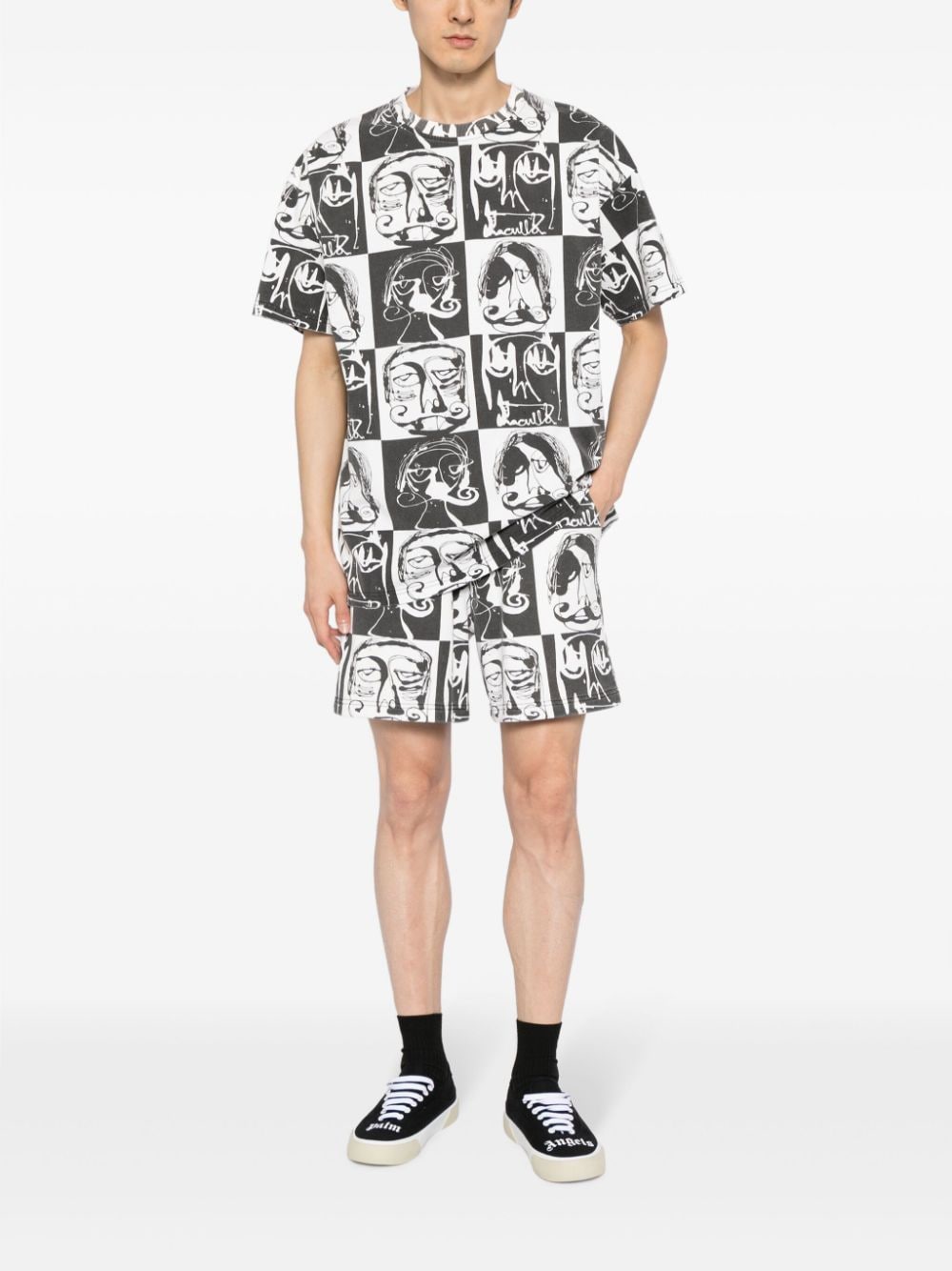 HACULLA. this is chess checked t-shirt
