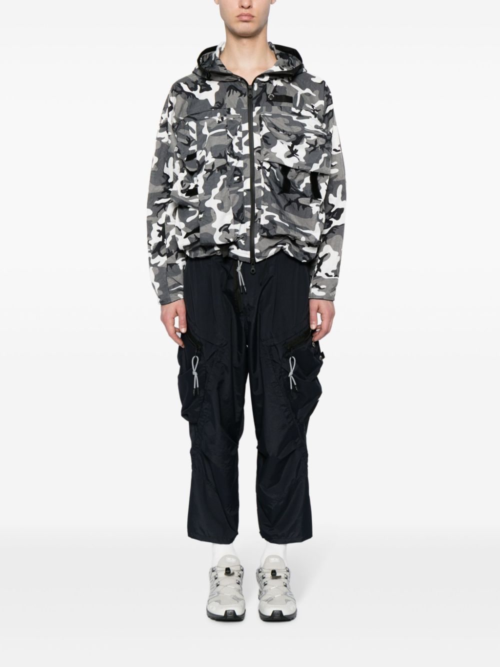 MOSTLY HEARD RARELY SEEN Mostly Heard Rarely Seen 3D Drop-Crotch Trousers