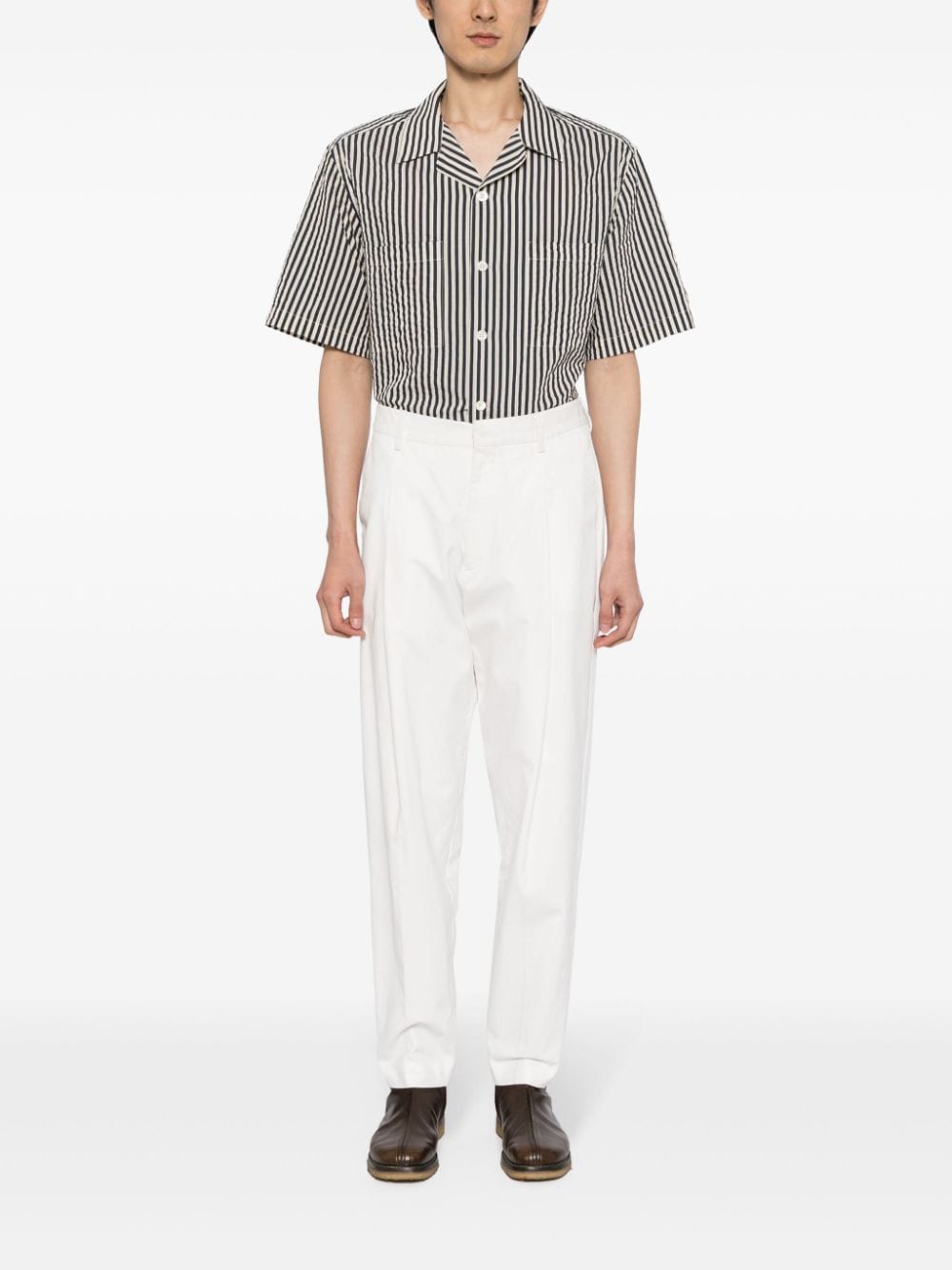 BARENA VENEZIA striped seersucker shirt