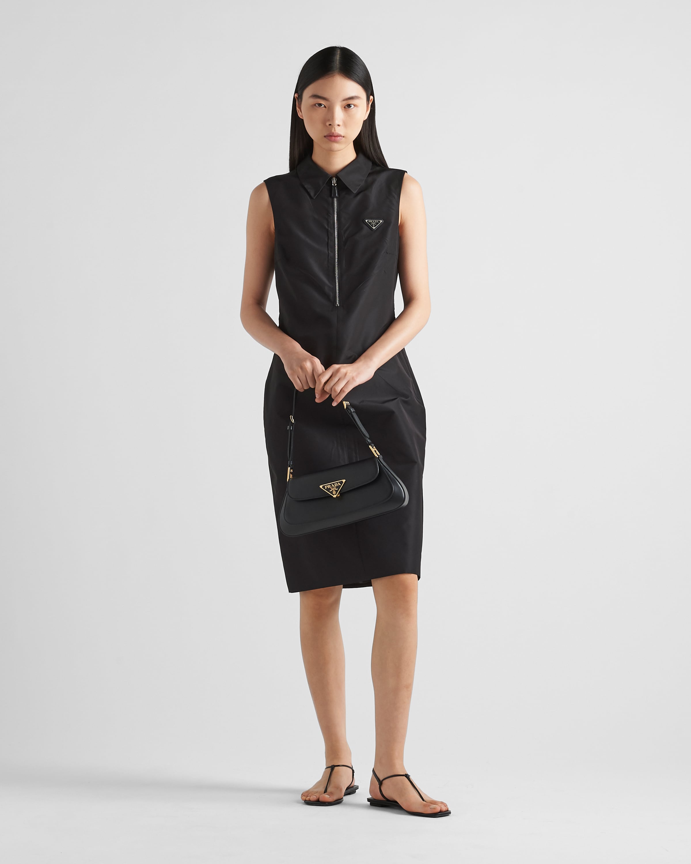 prada dress Prada 90s dress with logo belt – sonomama sonomama main image 0