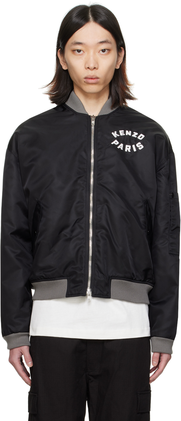 Kenzo Lucky Tiger Bomber Jacket In Black - 56% Off | Editorialist